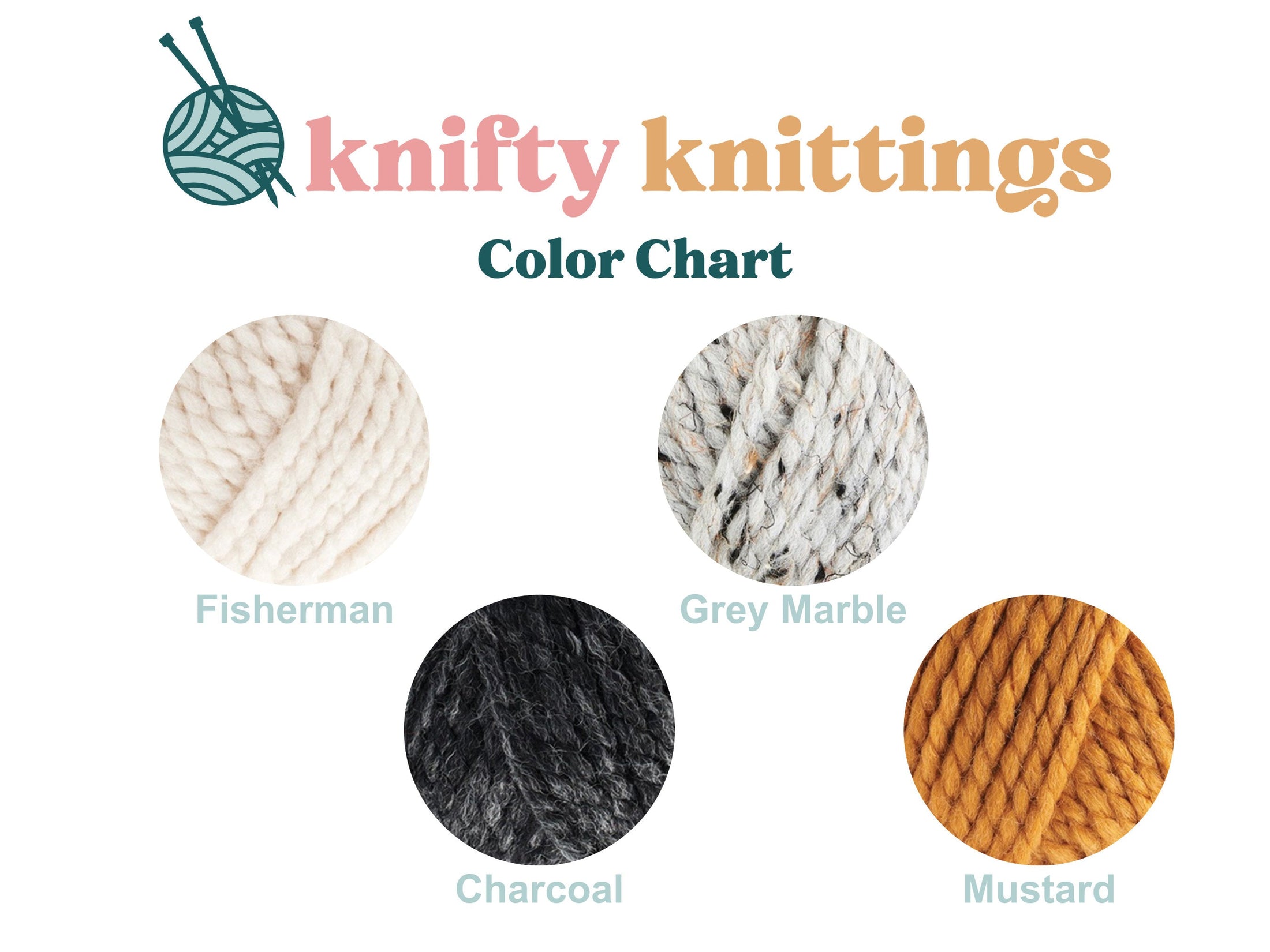 Scarf Knitting Kit - Beginner knitting kit from Knifty Knittings